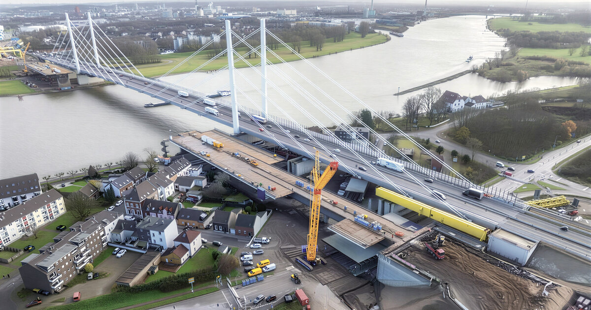 Sloop Rheinbrücke Neuenkamp Duisburg – Award-winnend DDM project